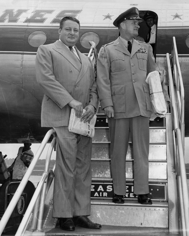 Secretary Julius Krug and General Robert Landry in New Orleans | Harry ...