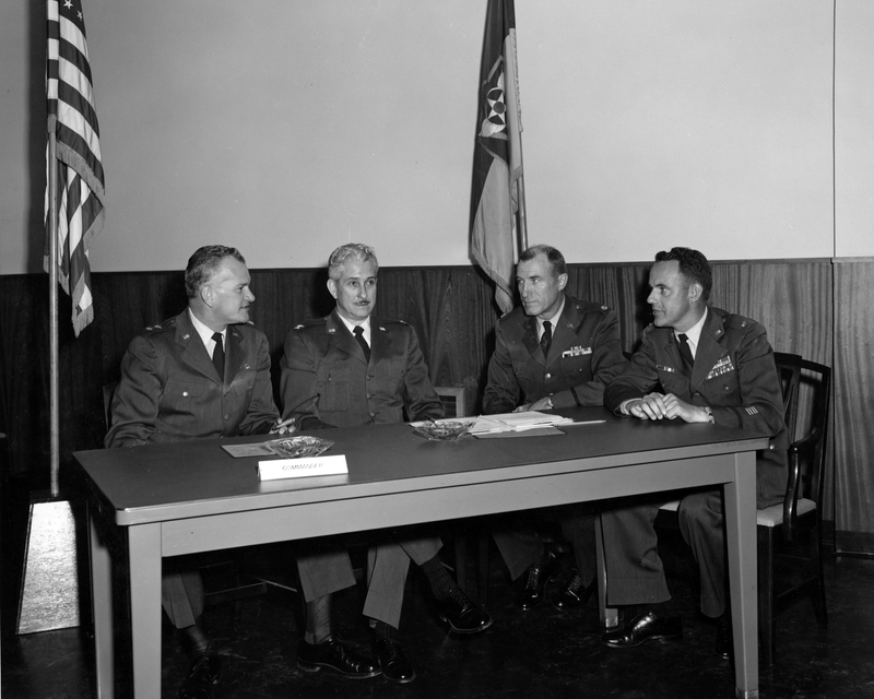 Major General Robert Landry, Colonel Harold Todd, Lieutenant Colonel ...