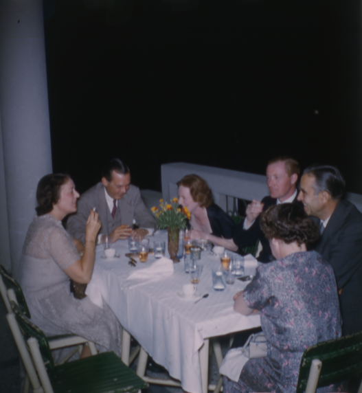 Six People Seated at a Table | Harry S. Truman