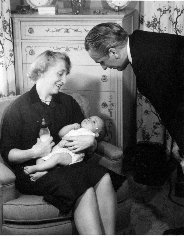 Margaret Truman Daniel and E. Clifton Daniel With Their Son | Harry S ...