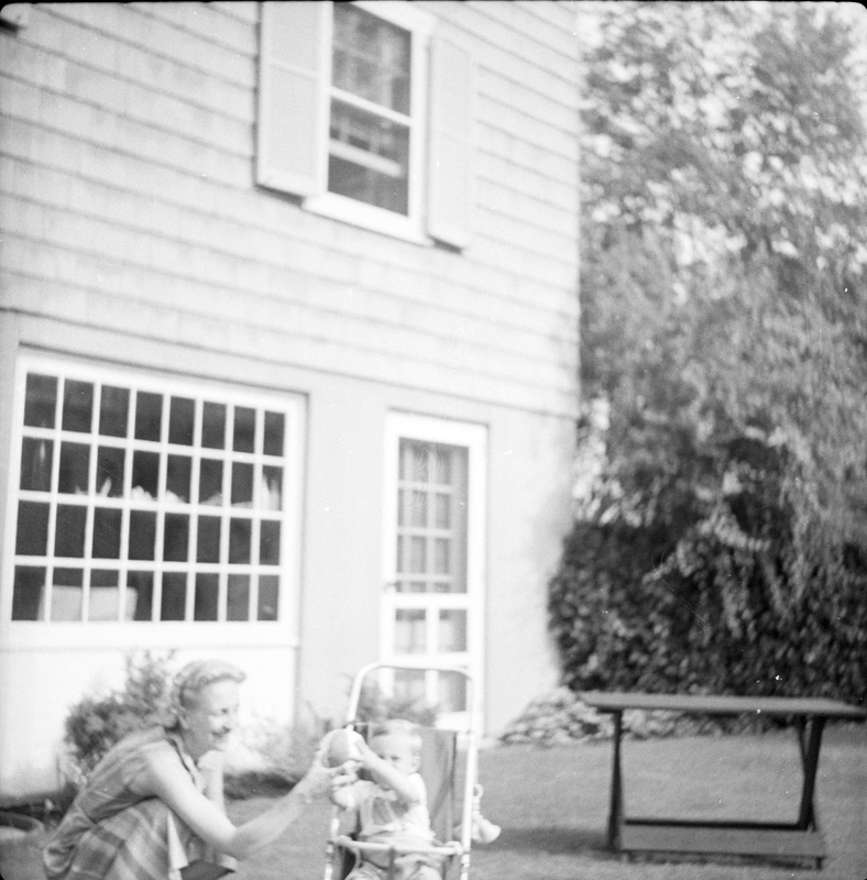 Margaret Truman Daniel and Her Son William Play with a Ball | Harry S ...