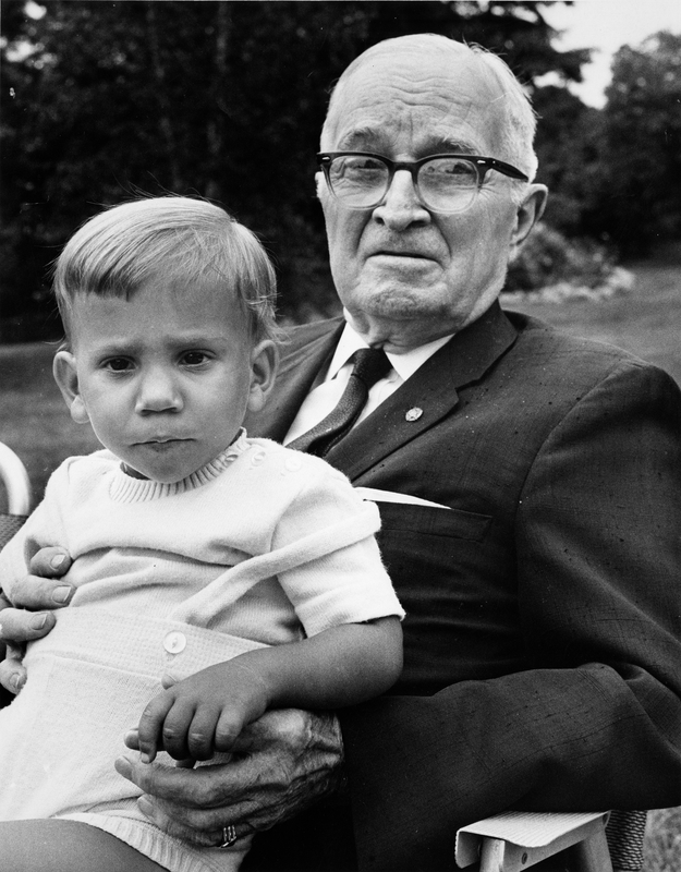 Former President Harry S. Truman with His Third Grandson, Harrison ...