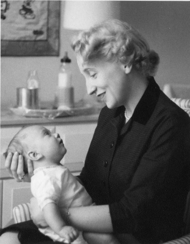 Margaret Truman Daniel with Her Infant Son, Clifton Truman Daniel ...