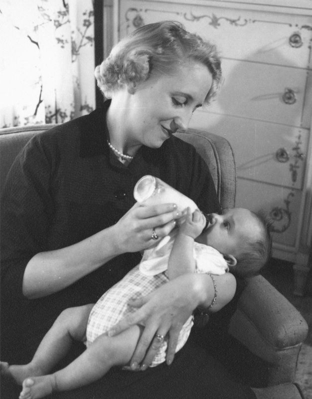 Margaret Truman Daniel with Her Infant Son, Clifton Truman Daniel ...