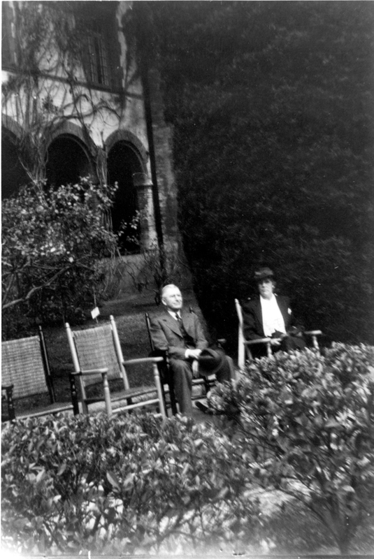 A Man and a Woman Sit in a Garden | Harry S. Truman