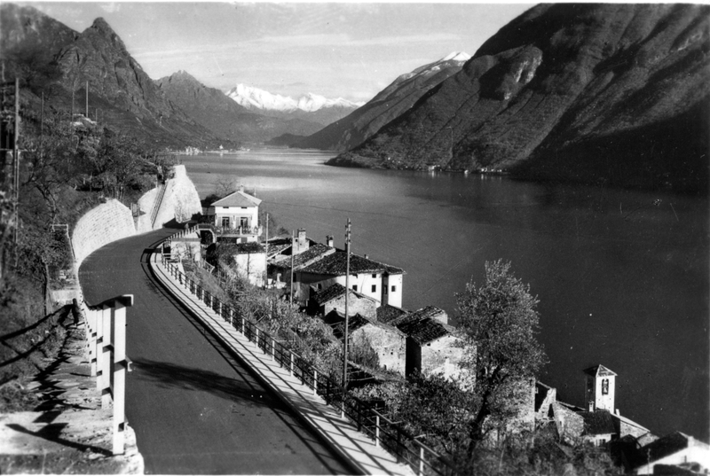 Postcard of Lago di Lugano (Lake Lugano) | Harry S. Truman