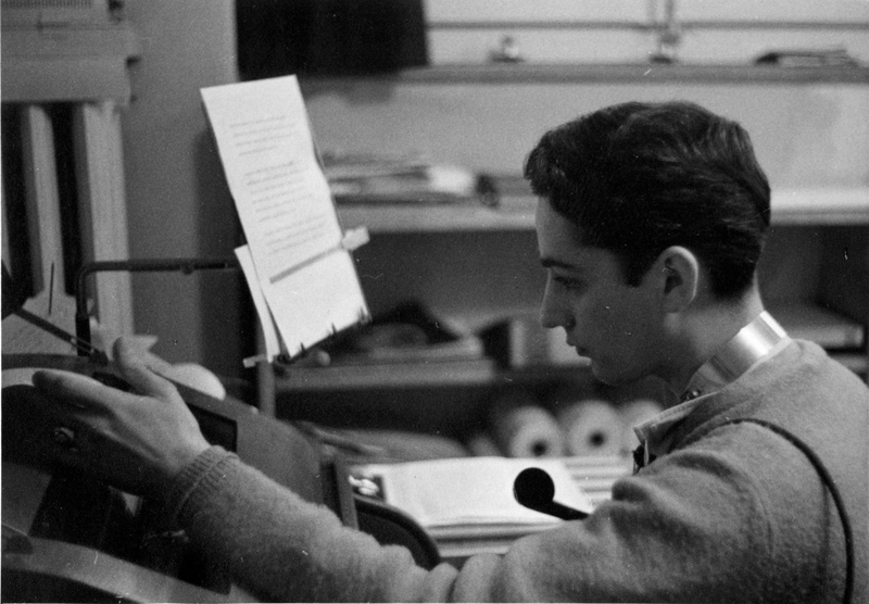 E. Clifton Daniel, Jr. Works at a Teletype Machine | Harry S. Truman