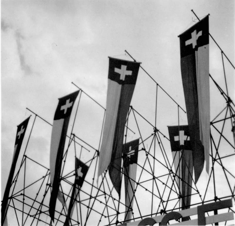 Flags Flying at a Festival in Basel, Switzerland | Harry S. Truman