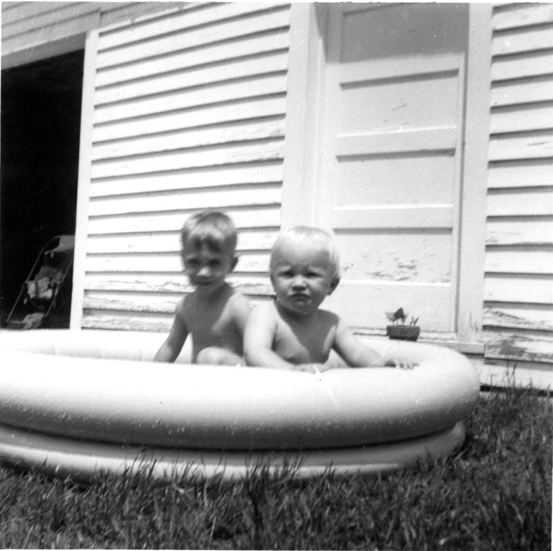 Clifton Truman Daniel and William Wallace Daniel Share a Swimming Pool ...