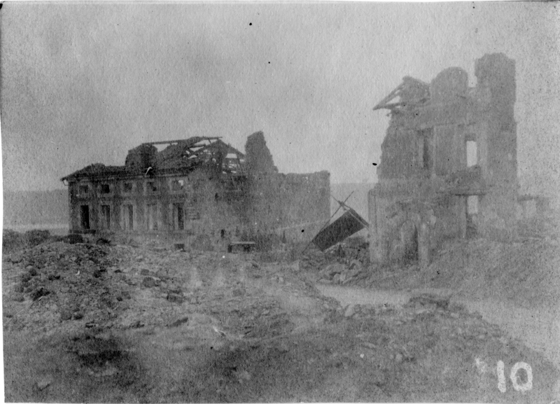 A War Damaged Building - World War I | Harry S. Truman