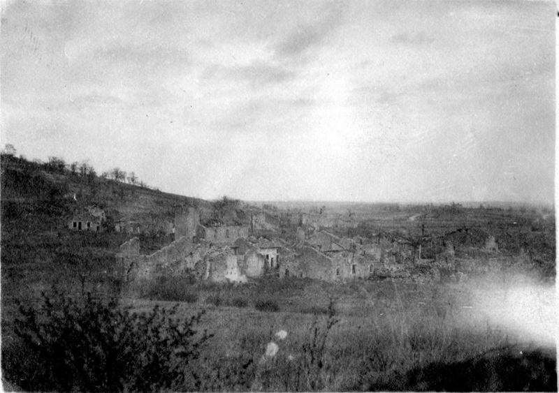 A Photograph of a Devastated Village in World War I | Harry S. Truman