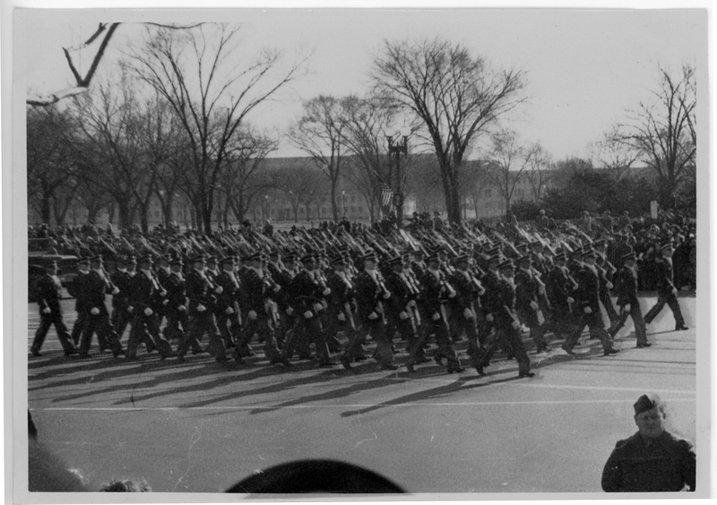 The 3rd Infantry Color Guard Marching in the 1949 Inaugural Parade ...