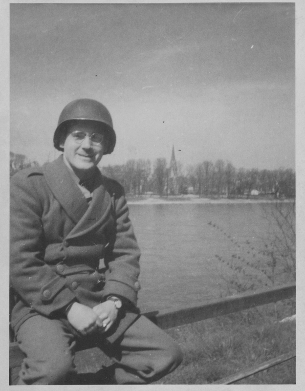 Richard Beckman at the Rhine River | Harry S. Truman