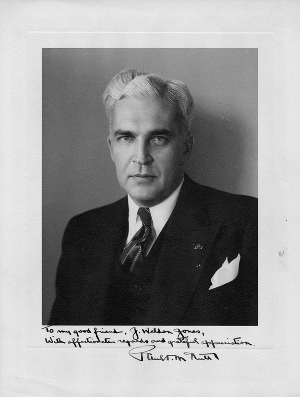 Portrait of Paul V. McNutt, High Commissioner to the Philippines ...