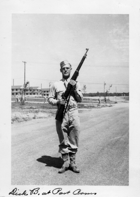 Richard Beckman at Fort Custer, Michigan | Harry S. Truman