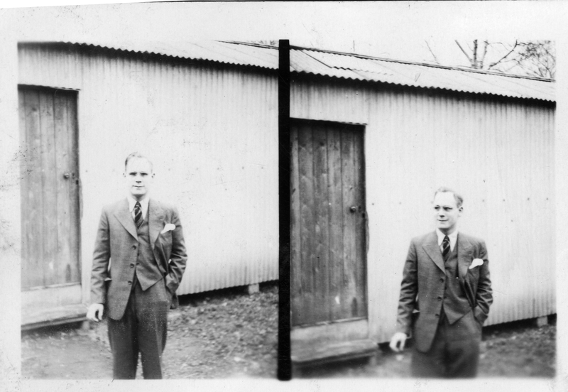 Richard Beckman Poses for Photo in Suit | Harry S. Truman