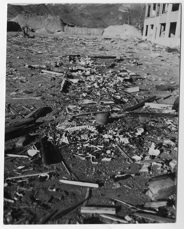 Human Skeletons Lie Amid the Rubble Left by the Atomic Bomb in Nagasaki ...