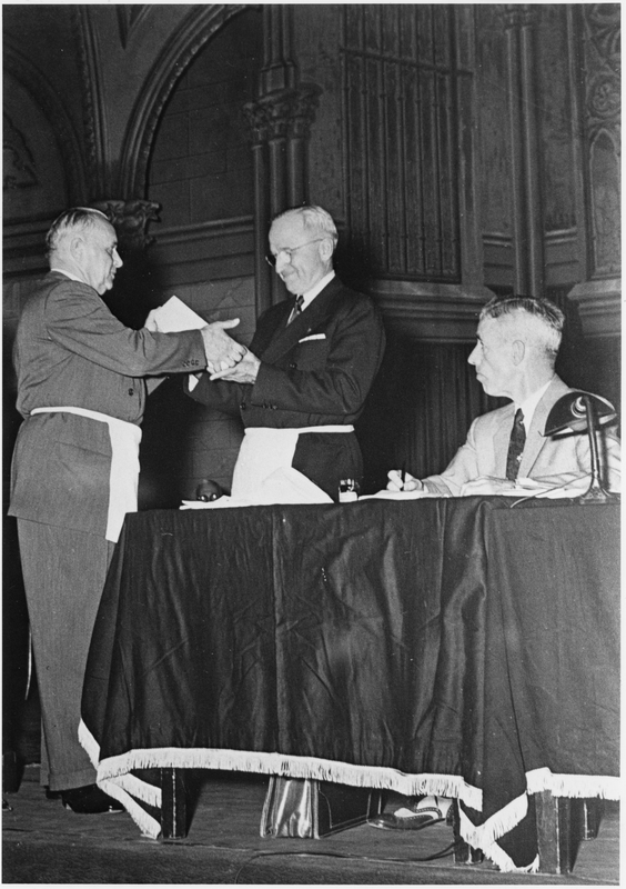 Harry S. Truman Attends Masonic Ceremony | Harry S. Truman