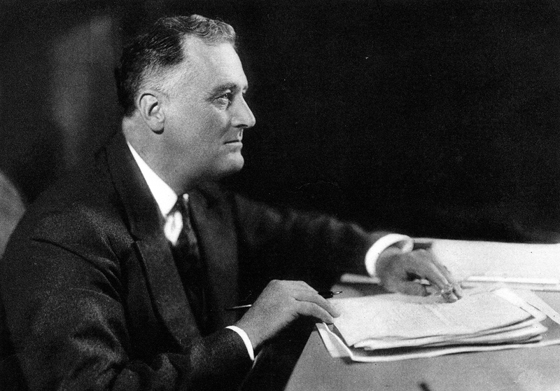 Profile Portrait of Franklin D. Roosevelt | Harry S. Truman