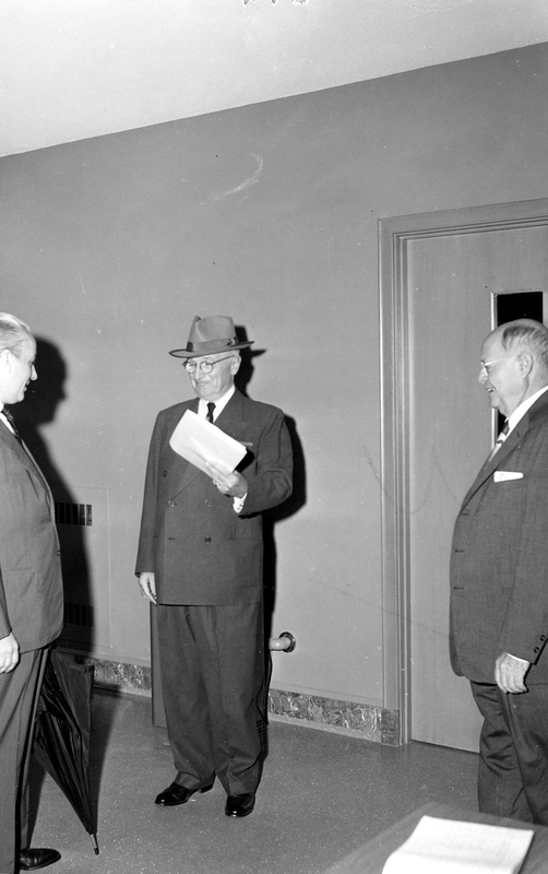 Former President Truman in the Library | Harry S. Truman