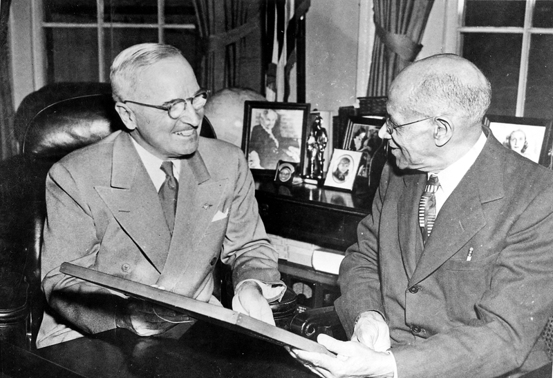 President Truman and Sam Jackson | Harry S. Truman