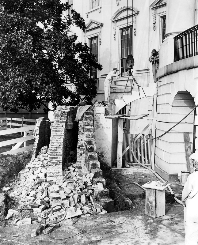 South Portico steps at the White House | Harry S. Truman