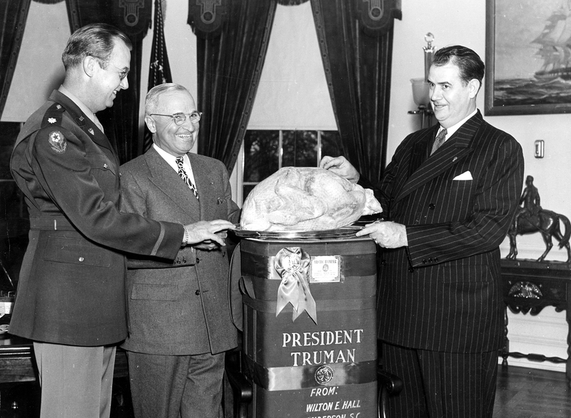President Truman with turkey | Harry S. Truman
