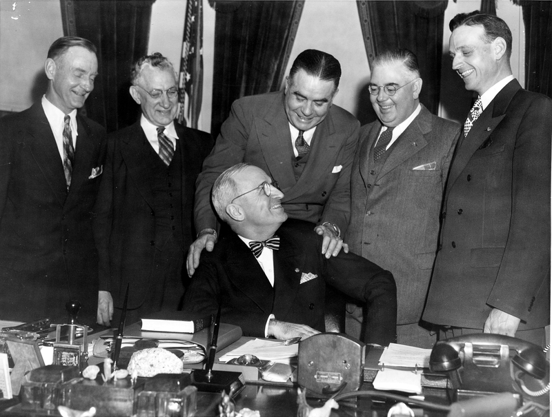 President Harry S. Truman in his Office | Harry S. Truman