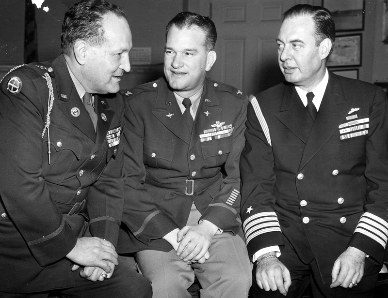 Harry Vaughan, Robert Landry, and Robert Dennison | Harry S. Truman