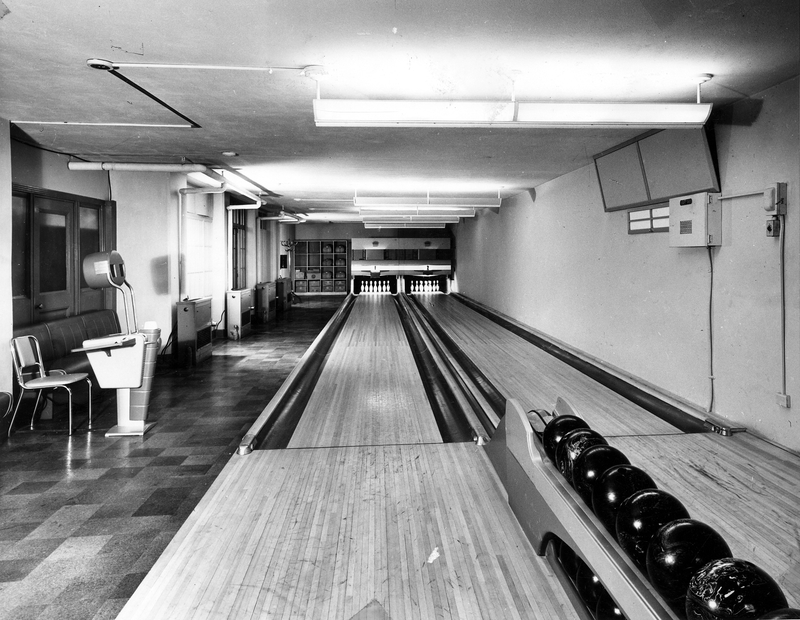 Inside White House Bowling Alley