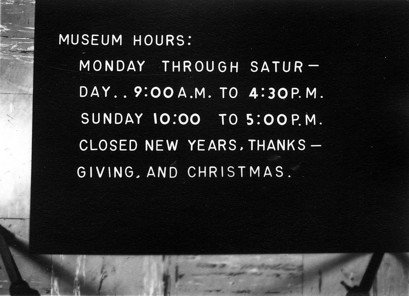 Museum hours | Harry S. Truman