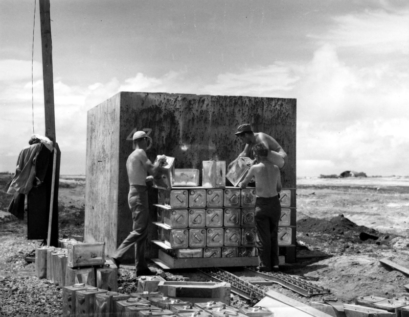 Preparing cement pill box | Harry S. Truman