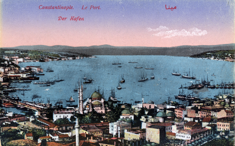Postcard of Constantinople: the Harbor | Harry S. Truman