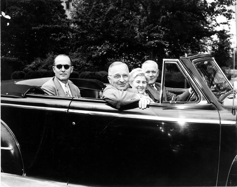 President Truman in Car with Wallgrens | Harry S. Truman