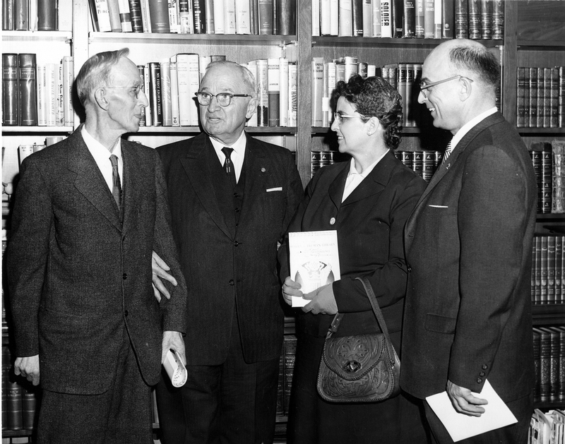 Truman with others in his office | Harry S. Truman