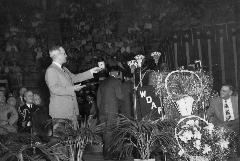 Truman at RLDS Auditorium, Independence, Missouri | Harry S. Truman