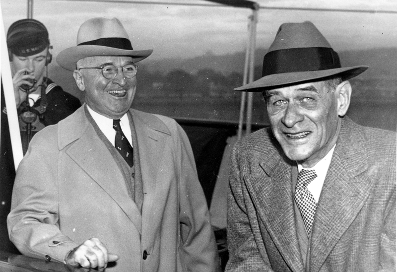 Truman and Charles Ross aboard USS Williamsburg | Harry S. Truman