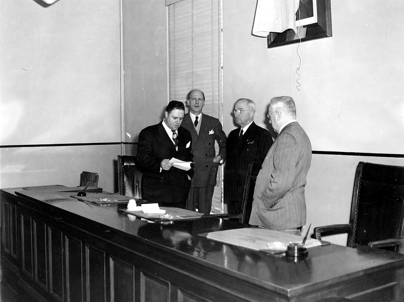 Truman with judges | Harry S. Truman