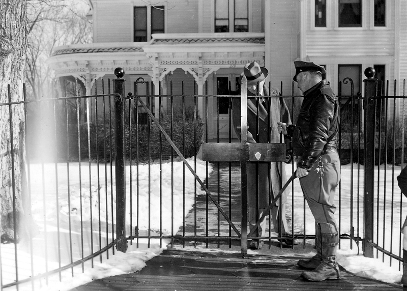 Gate in front of the Truman home | Harry S. Truman