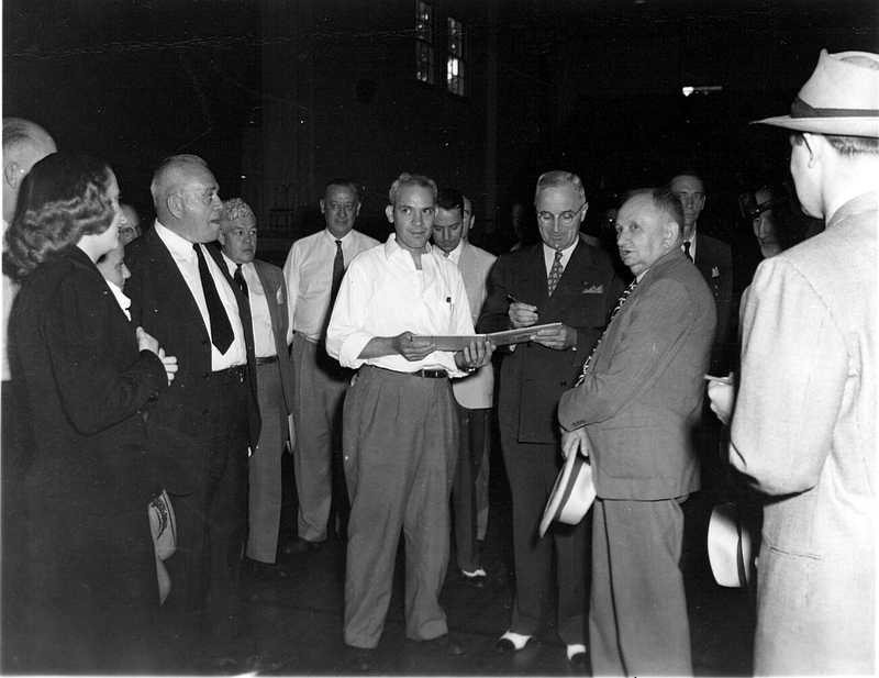 President Truman signs document | Harry S. Truman