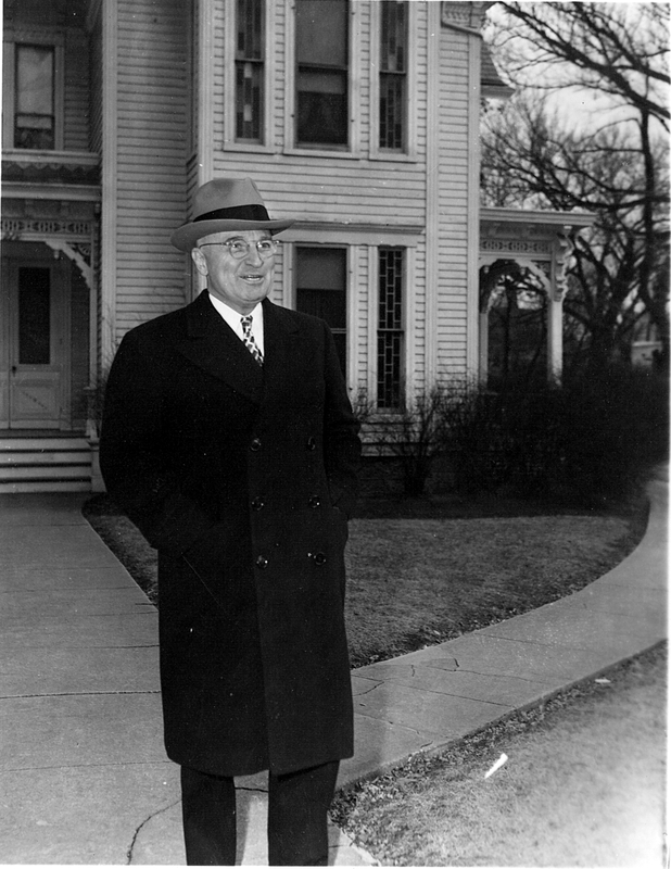 President Truman outside of his home | Harry S. Truman
