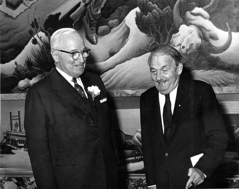 Former president Harry S. Truman and Thomas Hart Benton | Harry S. Truman