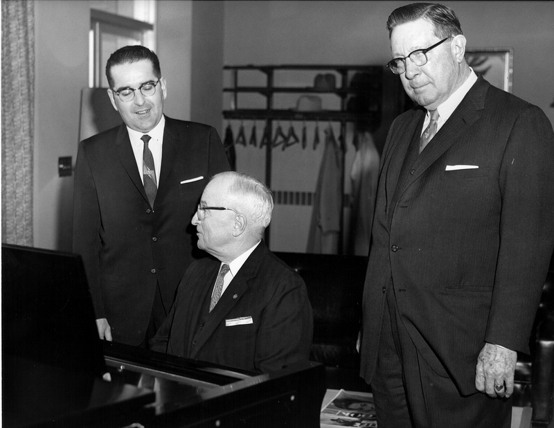 Harry S. Truman playing the piano at the Truman Library | Harry S. Truman