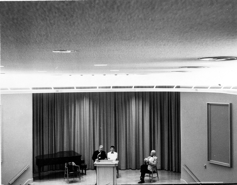 Benton in Truman Auditorium | Harry S. Truman