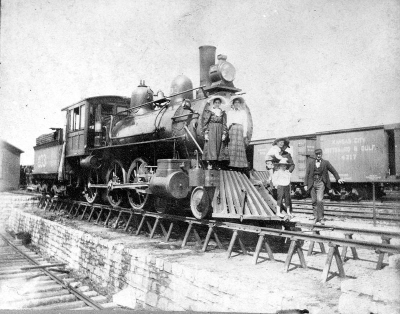 Engine over K.C. Southern cinder pits | Harry S. Truman