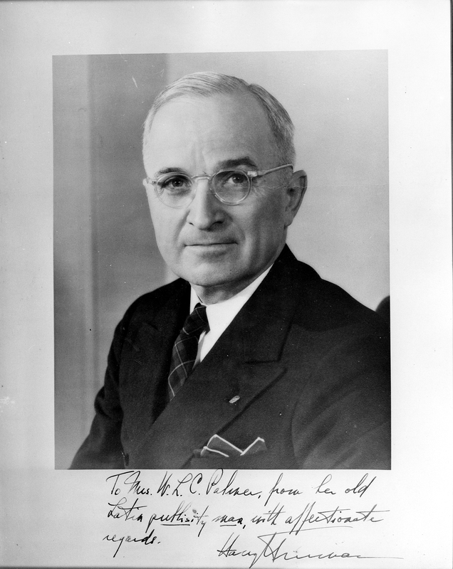 Truman portrait, inscribed | Harry S. Truman