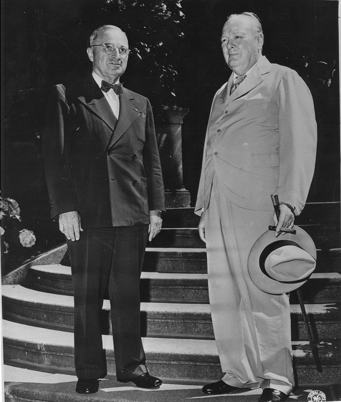 Harry S. Truman and Winston Churchill, Potsdam | Harry S. Truman