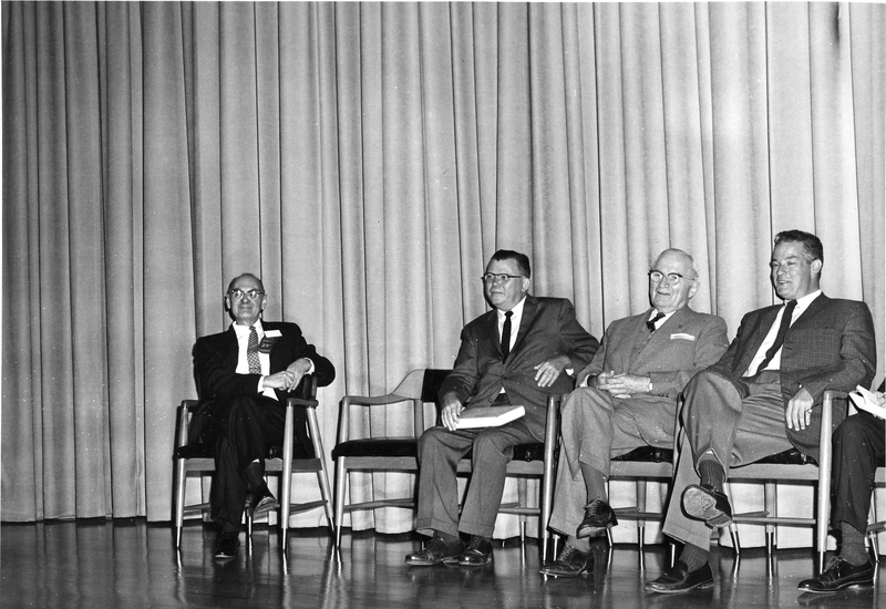 Truman and others at the presentation of the Truman Papers | Harry S ...