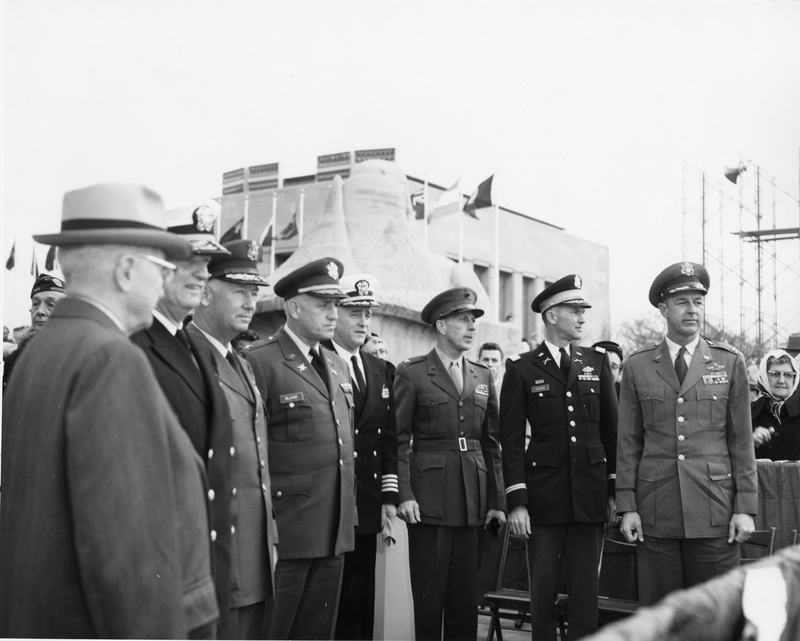 Truman and officers at Liberty Memorial | Harry S. Truman
