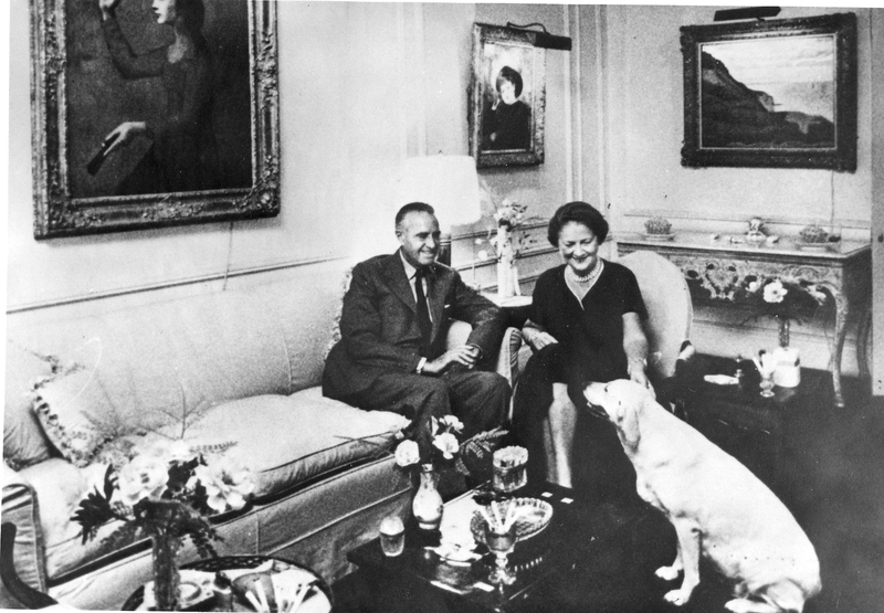 Averell and Marie Harriman with a Dog | Harry S. Truman